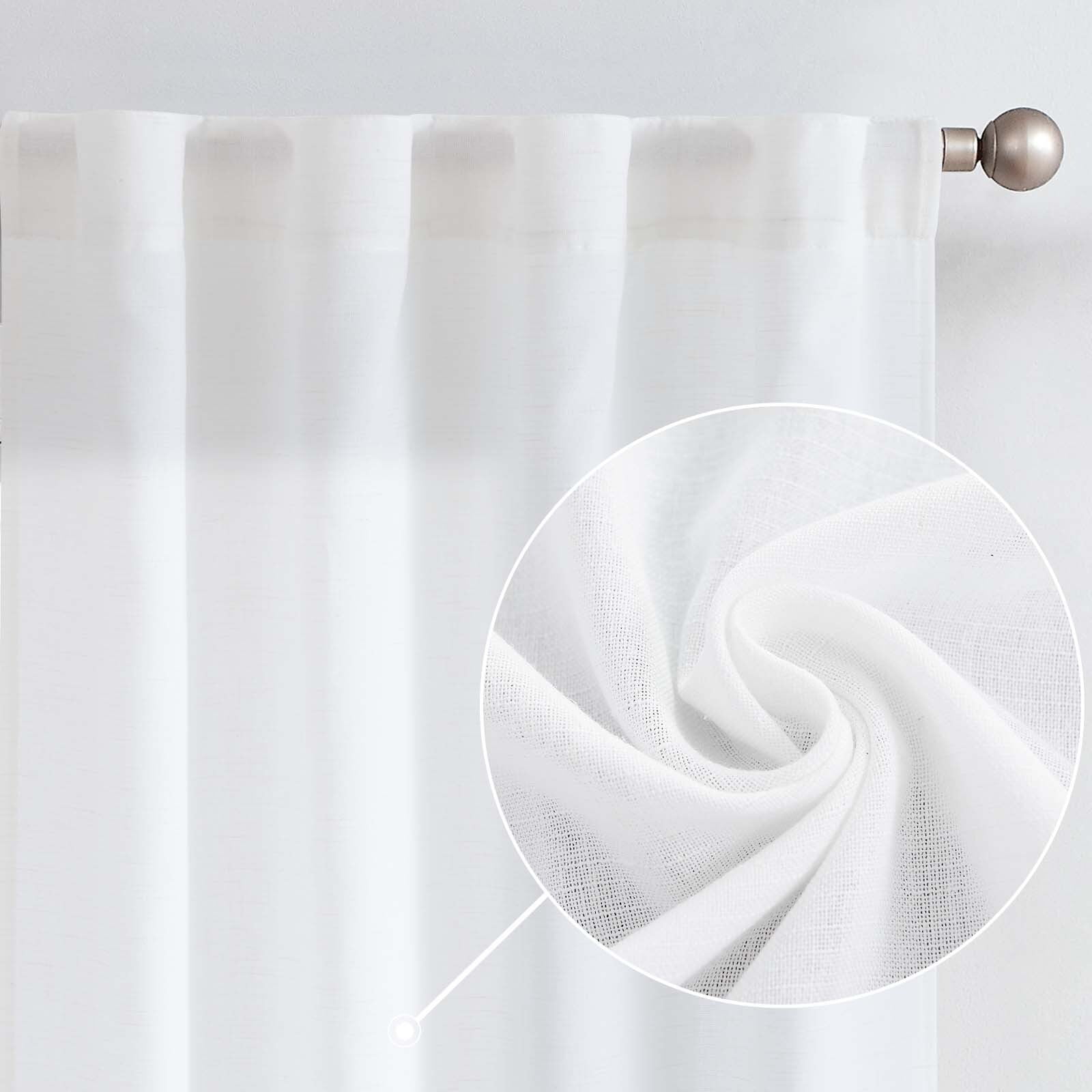 Click here for Curtainking Linen Curtains 84 Inch Length For Livi... prices