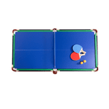 RACK Crux 55 in Folding Billiard/Pool Table (Green 3-in-1 Multi Game ...