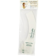 CutRite Double Wedding Ring Quilting Template with Slit'N Sew Method ...