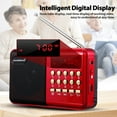 Portable Mini Digital FM Radio with MP3, USB, TF, Headphone Jack ...