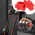 Dumbbell Bar Spinlock Collars, 25mm ABS Rod Nuts, Easy Install Weight ...