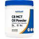 Nutricost C8 MCT Oil Powder .5LB - 95% C8 MCT Oil Powder Supplement ...