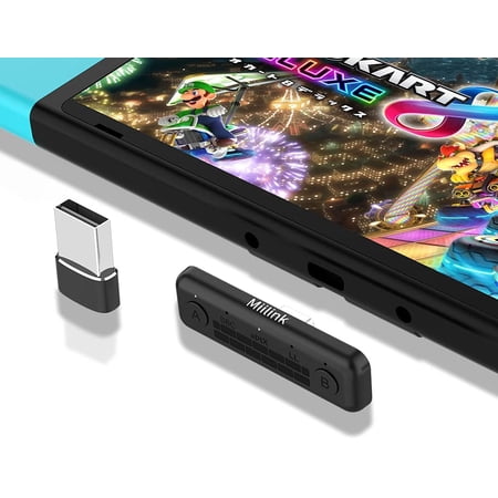 MiiLink Bluetooth Adapter for Nintendo Switch/PC/PS5/Laptop, Wireless ...