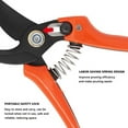 KALIM 7” Professional Bypass Pruning Shears, Ergonomic Handle with High ...