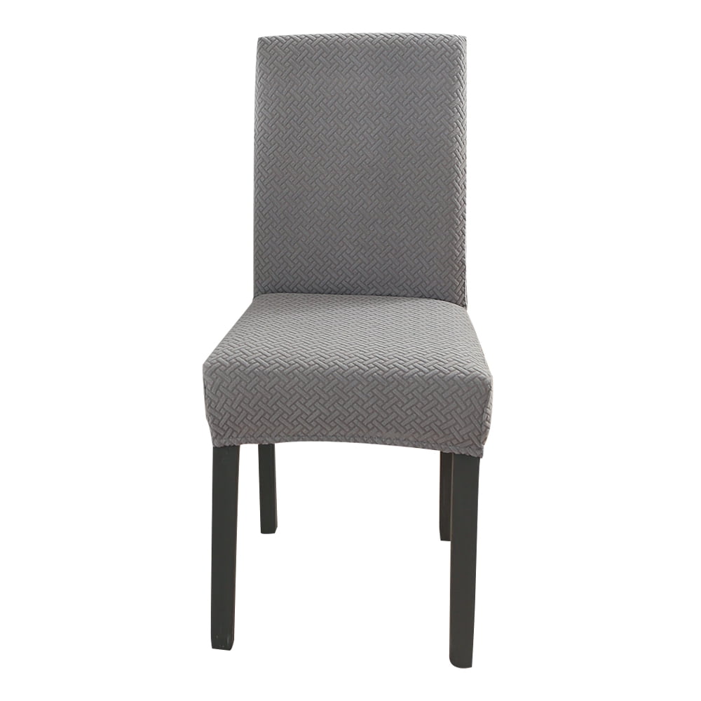 Hododo 4-Piece Stretch Textured Grid Short Dining Chair Slipcover ...
