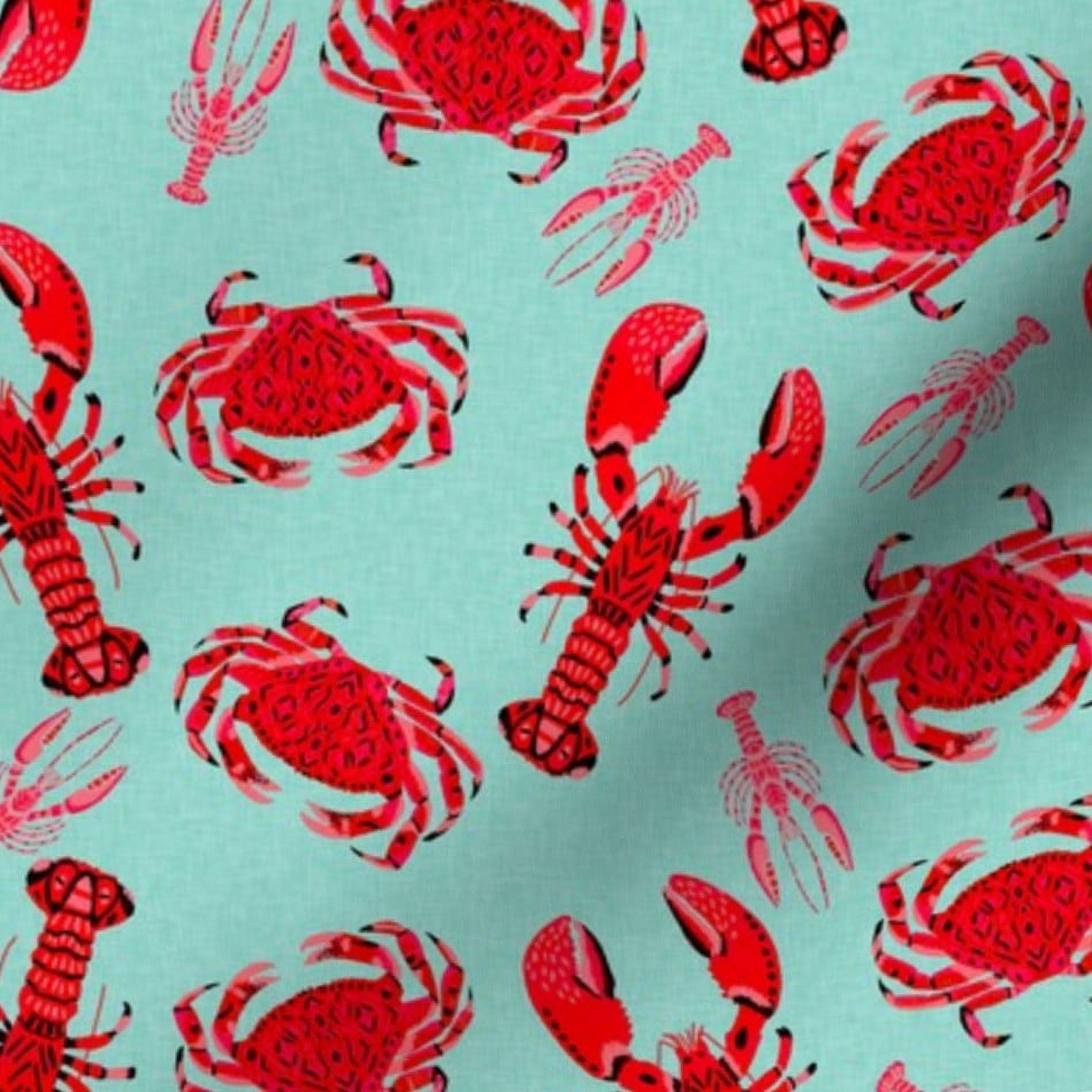 Crab Cotton Fabric