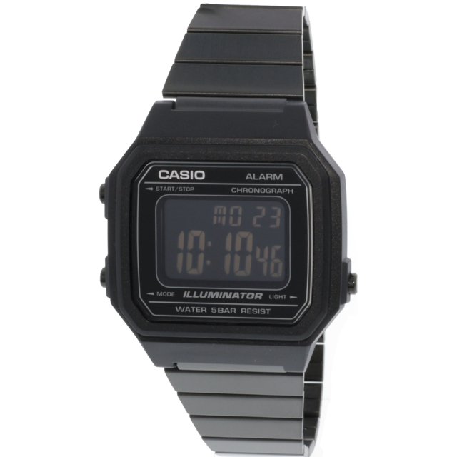 B650WB-1B Black Stainless-Steel Quartz Fashion Watch - Walmart.com