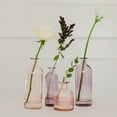 Weddingstar Assorted Glass Bottle Flower Vases - Purple - Set of 4 ...