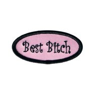 Wicked Name Tag Patch Red Novelty Badge Symbol Embroidered Iron On ...