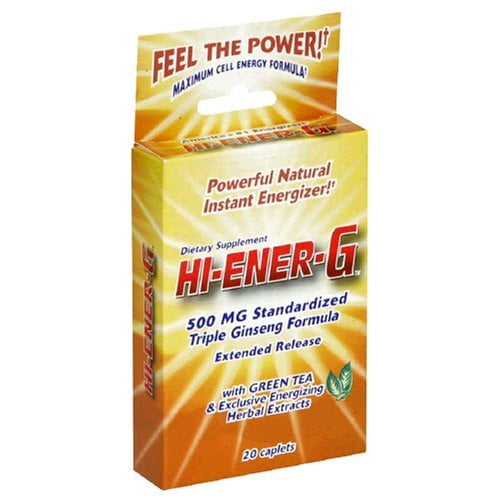 Windmill Health Products Hi-Ener-G Triple Ginseng Supplement Caplets ...