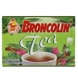 Broncolin Eucalyptus Herbal Tea, Soothes Flu, Cold, Respiratory Mucus ...