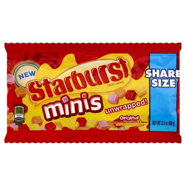 Starburst Mini Original Fruit Chews 24-1.85 oz. Packs - Walmart.com