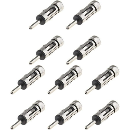 10pcs DIN Male Plug to ISO Female Car Antenna Converter Connector ...