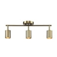 Globe Electric 21 3-Light Matte Brass Track Lighting - Walmart.com