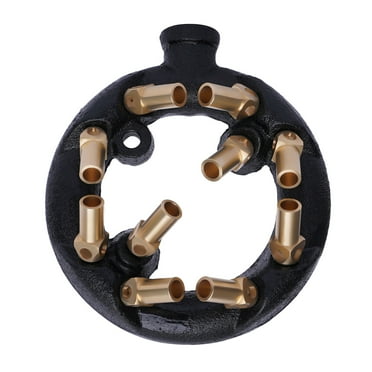 Natural Gas Jet Burner, Cast Iron Body 10/20/23/32 Tips Brass Burner ...