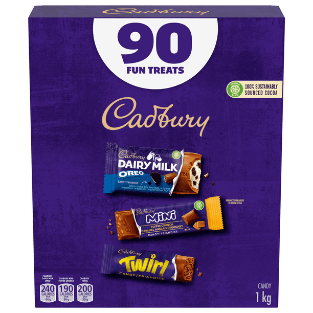 Cadbury, Halloween Candy Variety Pack, Cadbury Dairy Milk OREO, Cadbury ...