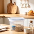 Food Grade Plastic Airtight Storage Jars, Multi Purpose Kitchen Sealed ...