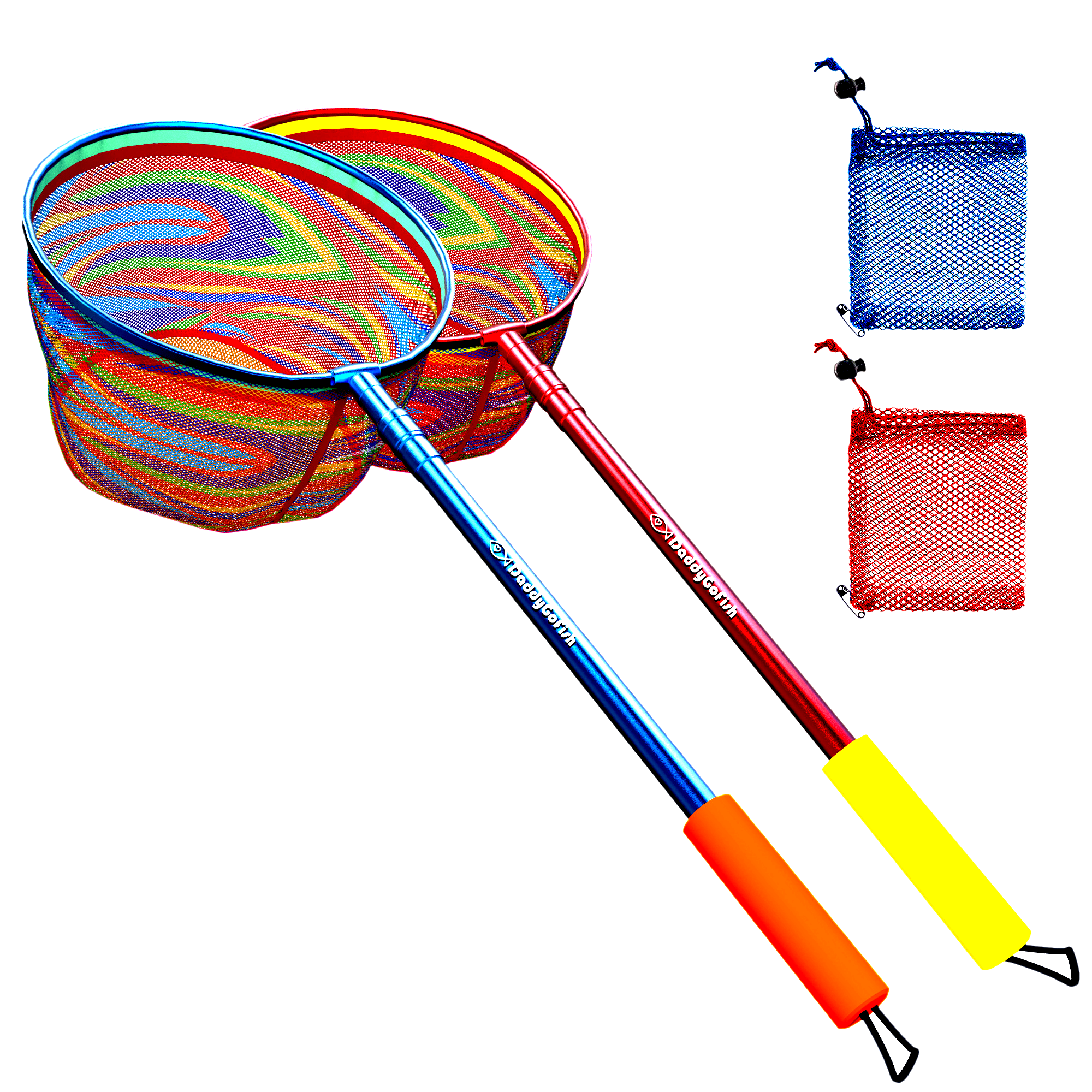 DaddyGoFish Kids Fishing Net - Ultralight Telescopic Landing Net Bait ...