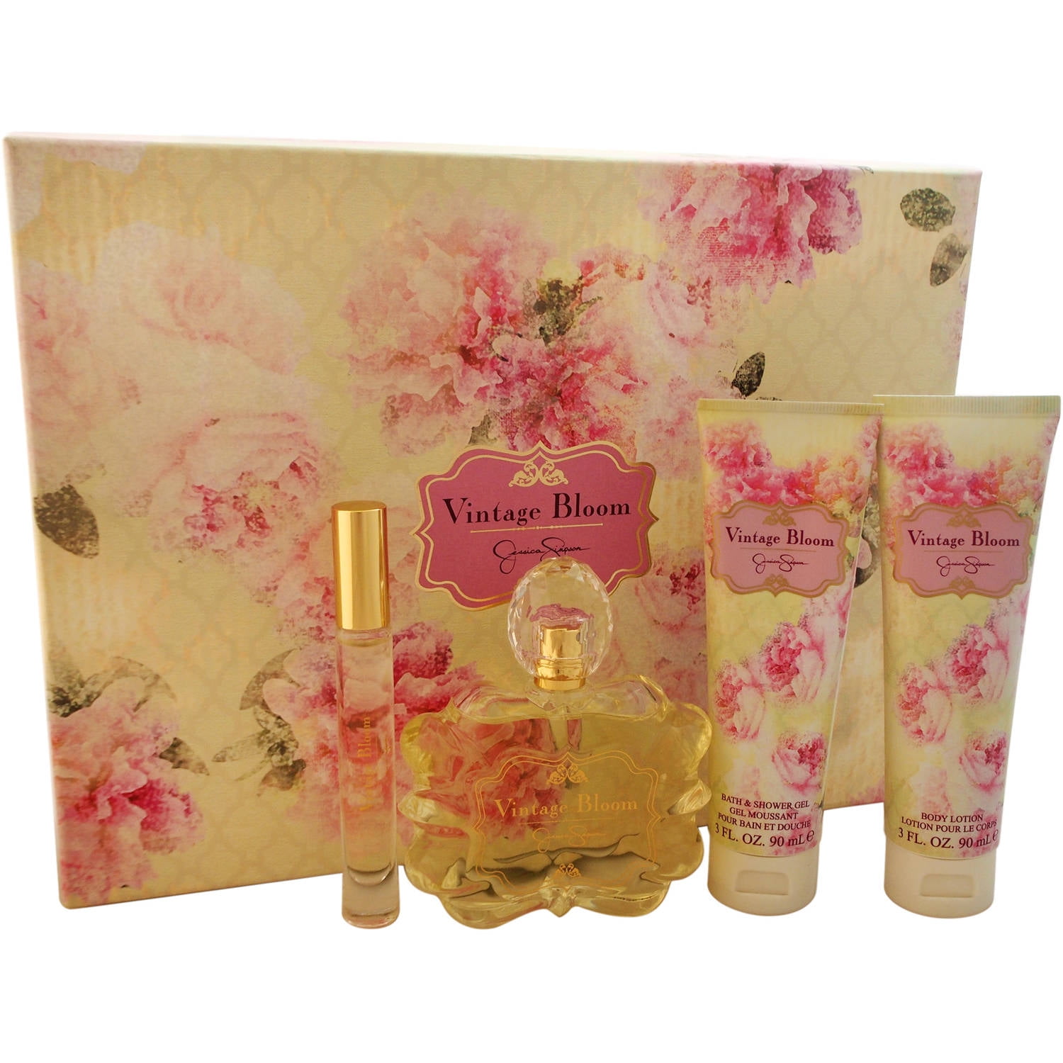 Jessica Simpson Vintage Bloom Gift Set, 4 pc - Walmart.com