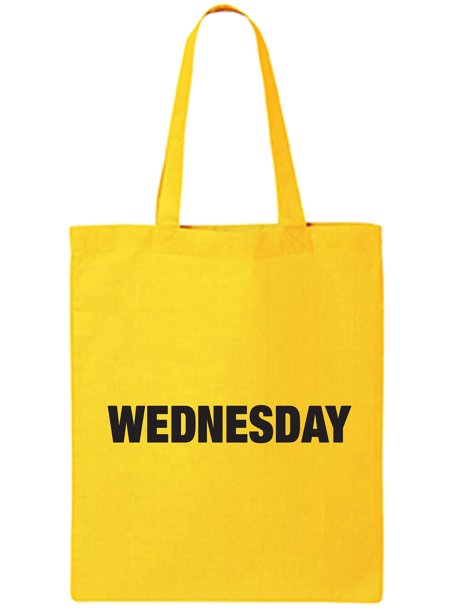 WEDNESDAY (worn on Monday) Cotton Canvas Tote Bag - Walmart.com