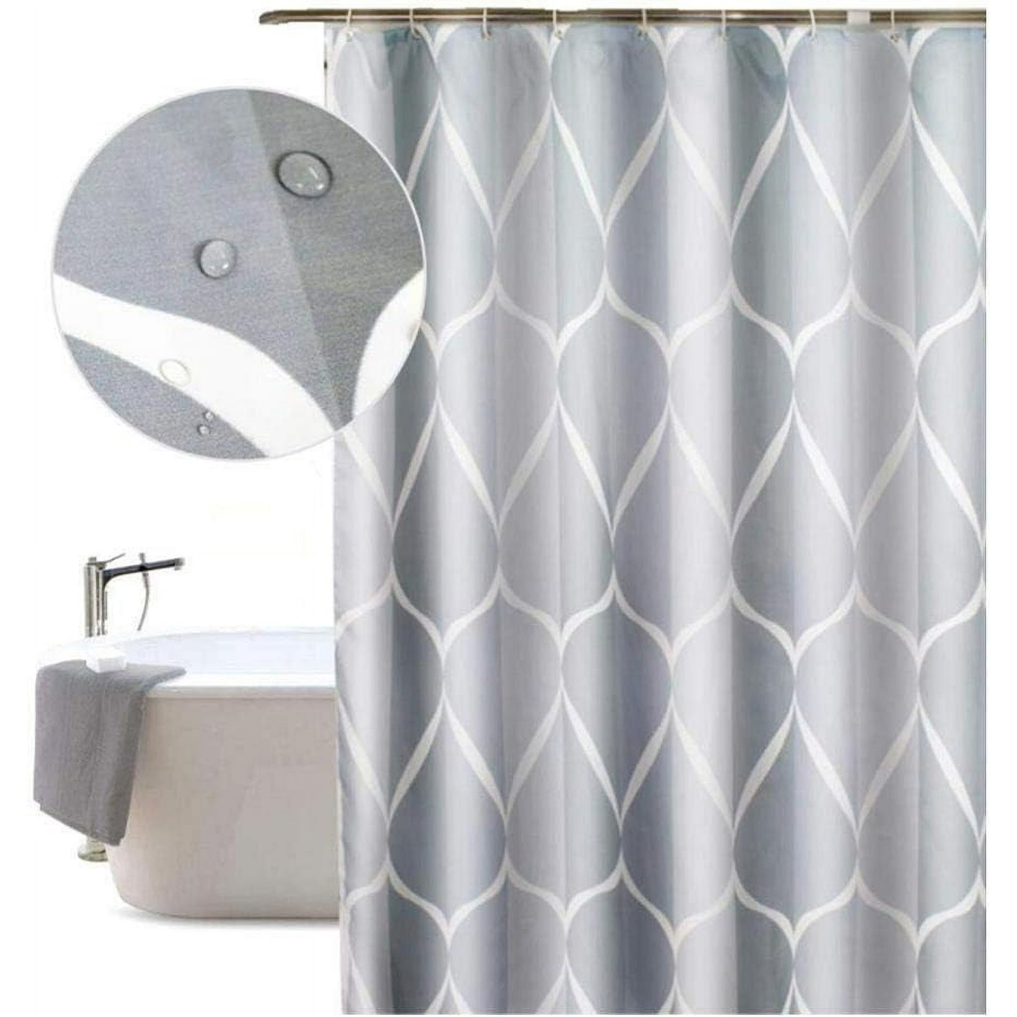 Click here for Dutchman Mildew Resistant Gray Shower Curtain  Mac... prices