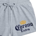 Corona Extra Women's Lounge Shorts Screen-Printed Crown Graphic Elastic ...