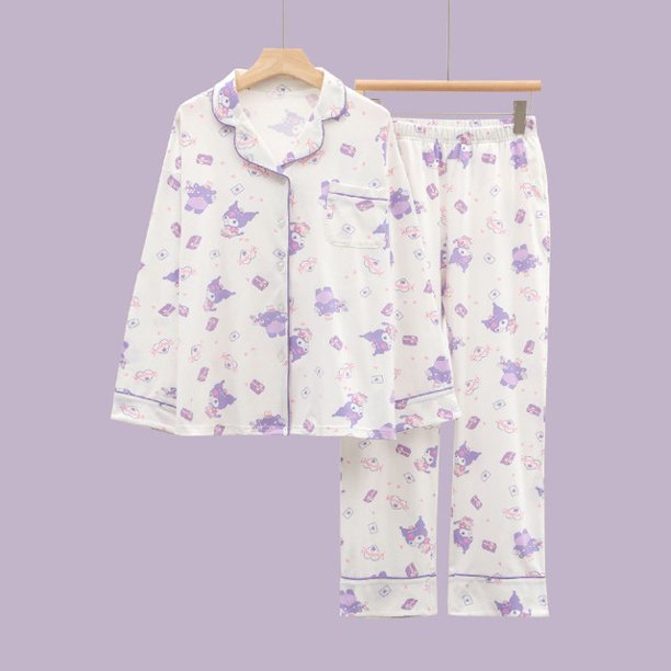 2023 New Kawaii Sanrio My Melody Kuromi Cinnamoroll Pajamas Suit ...