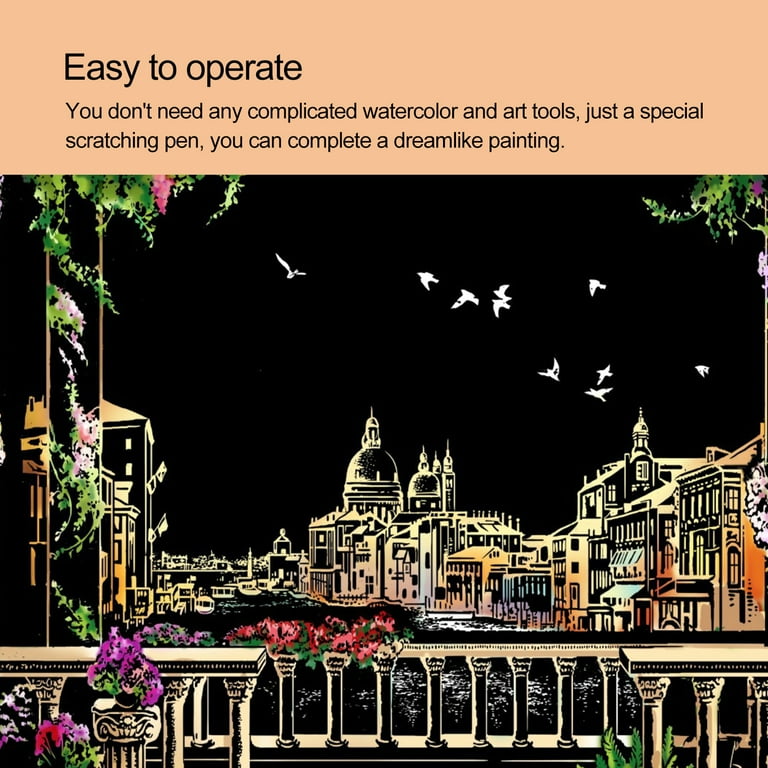 Scratchboard City