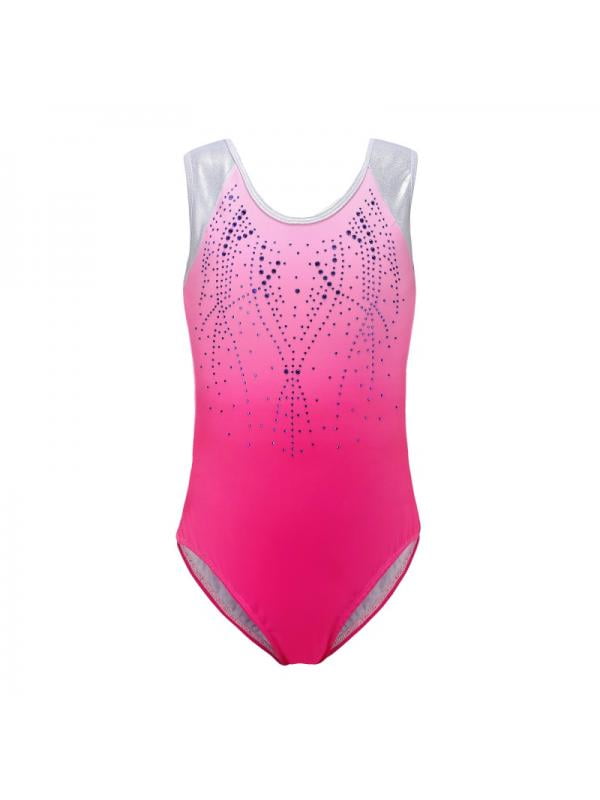 Dance Practice Clothes Diamond Bright Pattern Body Suit Ballet ...