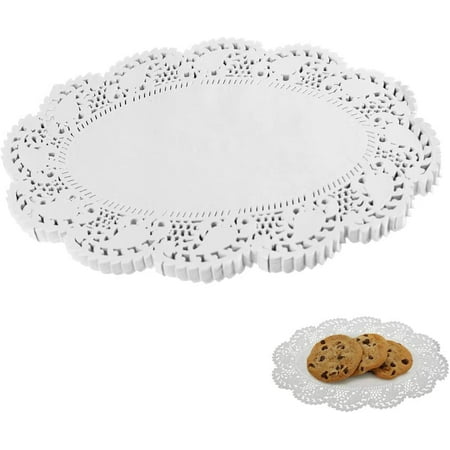 Disposable White Lace Doily Lace Pad Paper 7.5X10.5 Inch 150 Pieces ...
