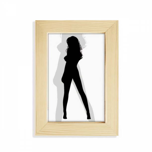 Hot Beautiful Woman Figure Outline Desktop Display Photo Frame Picture ...