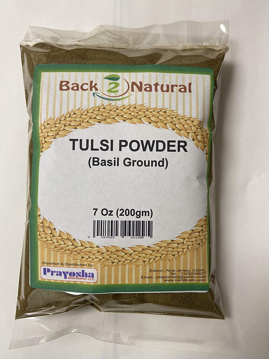 Back2Natural (B2N) Brand Basil (Tulsi) Powder (7 OZ) 200 GRM | Tulsi ...