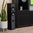 Dayton Audio Classic T65 Floor-Standing Tower Speaker Pair Black ...