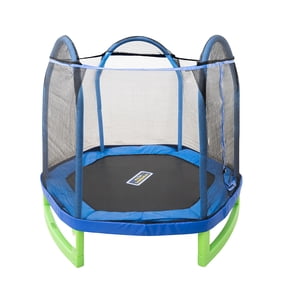 Gymax 6FT Kids Trampoline With Swing, Safety Enclosure, Indoor Outdoor ...