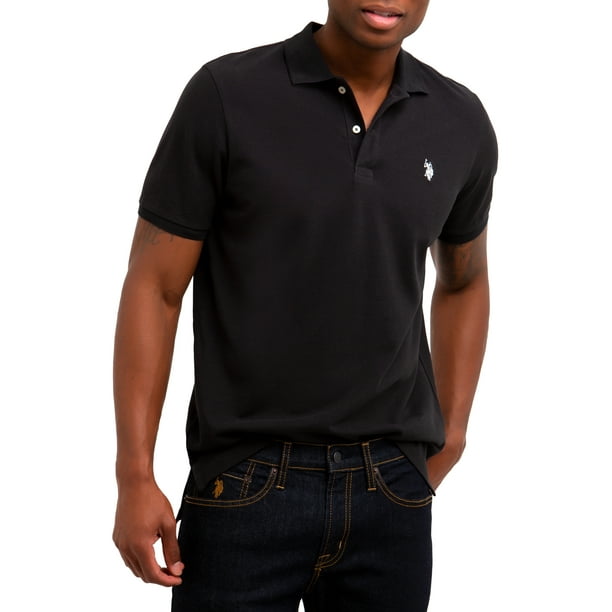 US Polo Assn. - U.S. Polo Assn. Men's Pique Small Logo Polo Shirt ...