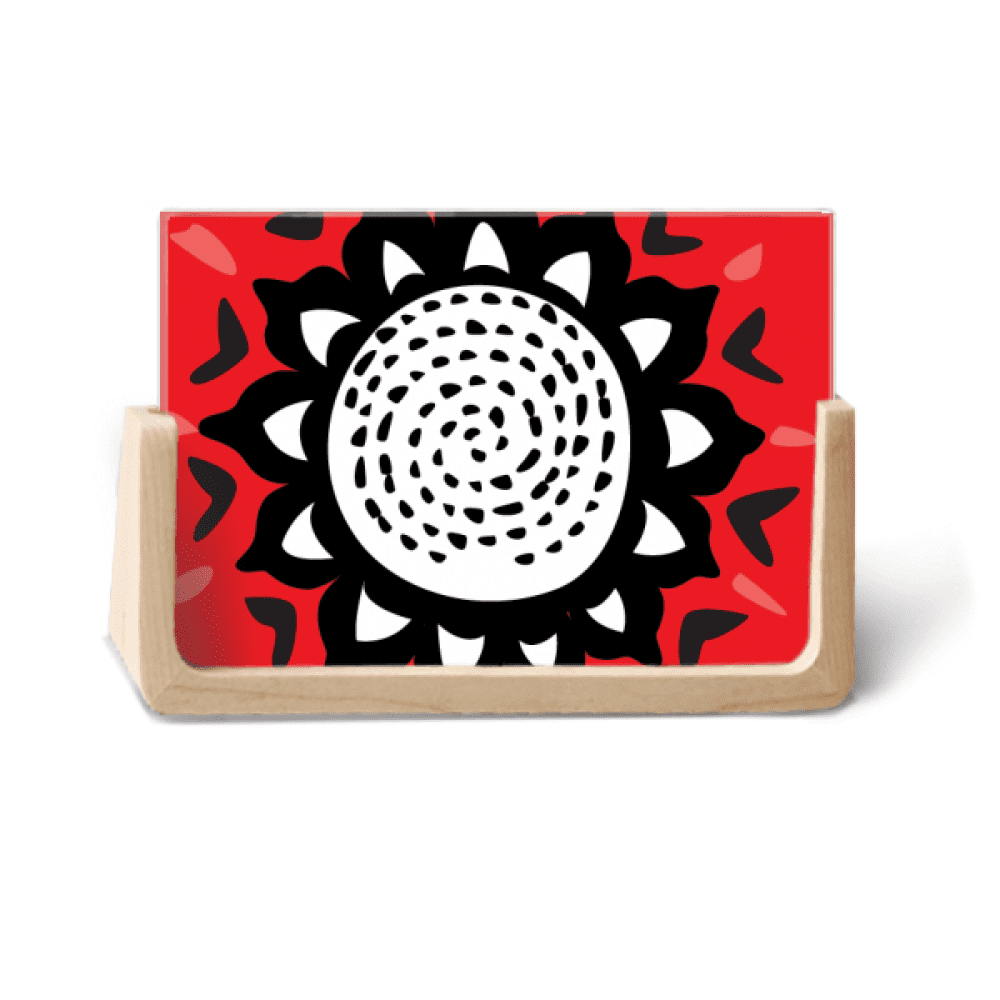 Sunflower Outline Mexico Totems Celebrate Photo Wooden Photo Frame