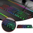 USB Desktop Punk Mechanical Gaming Keyboard With Suspended Round Cap ...