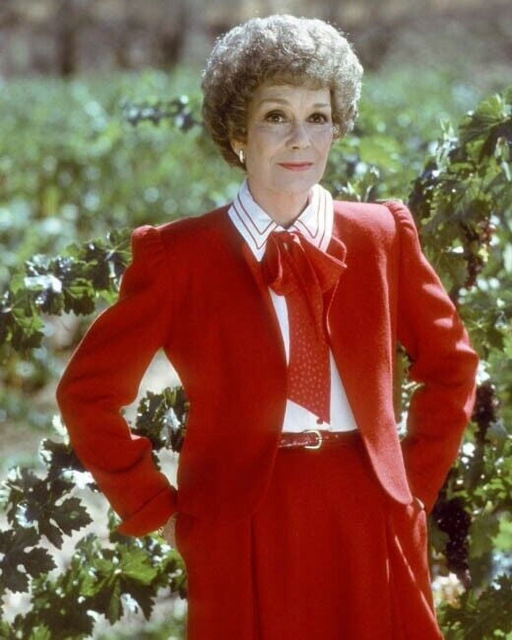 Jane Wyman poses in Napa vineyards as Angela Channing Falcon Crest 8x10 ...