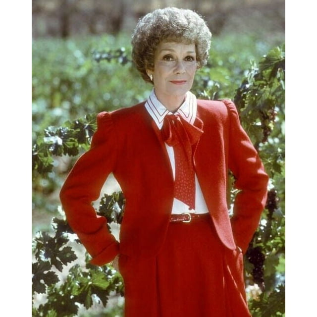Jane Wyman poses in Napa vineyards as Angela Channing Falcon Crest 8x10 ...