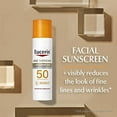 Eucerin SPF 50 Facial Sun Age Defense Sunscreen Lotion w/ Hyaluronic ...