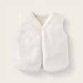 CAUYDY Girls Boys Sherpa Fleece Vest V Neck Sleeveless Outerwear Zipper ...