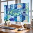 Blue Turtle Coastal TV Dust Cover,Stretchable TV Screen Desktop ...