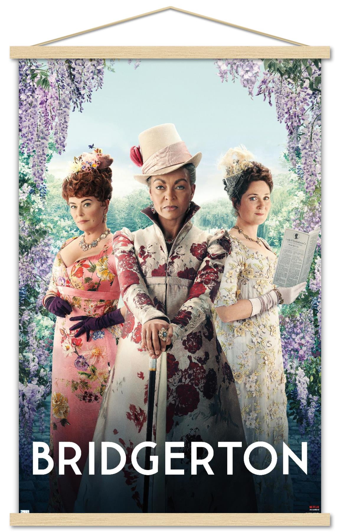 Netflix Bridgerton - Trio Wall Poster with Wooden Magnetic Frame, 22. ...