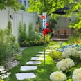 Ladybird Rain Gauge Garden Stake ,Metal Outdoor Decoration for Garden ...