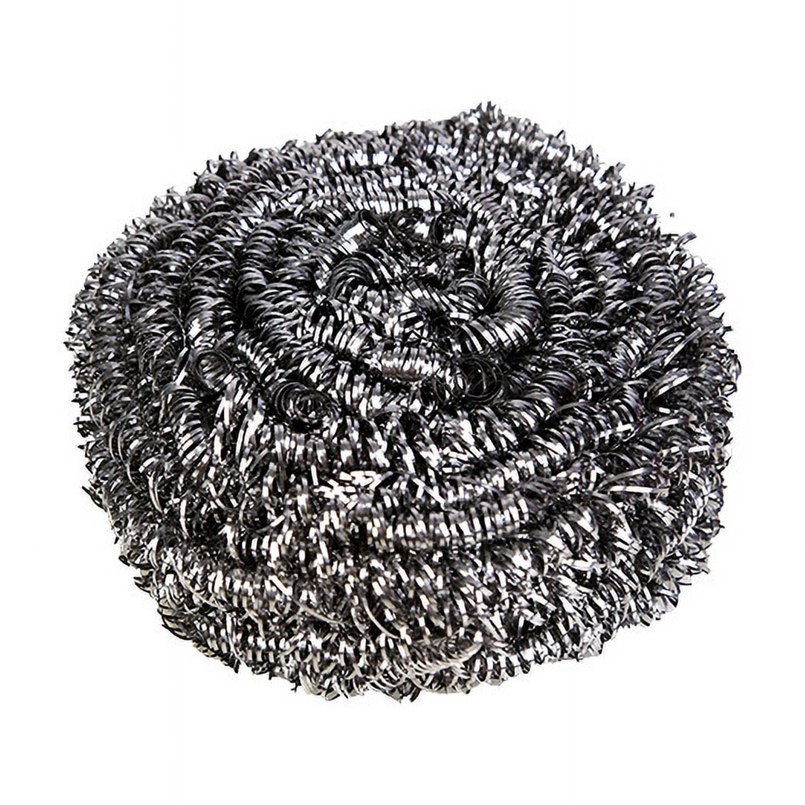 Paquete de 3 estropajos de lana de acero inoxidable, estropajo para ...