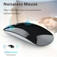 TENMOS Bluetooth Wireless Mouse USB C Rechargeable Triple Mode (Dual ...