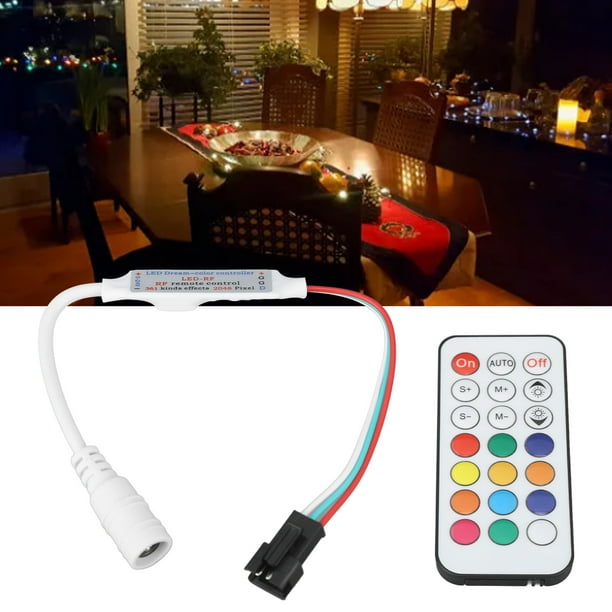 Mini RF Dimmer Controller, Full Color Brightness Adjustable RF Mini ...
