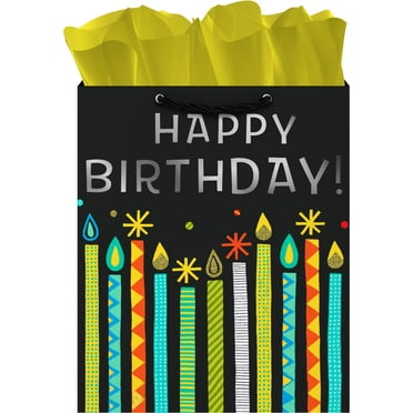 Way to Celebrate Extra Large Birthday Paper Gift Bag, Happy Birthday ...