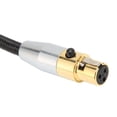 XLR Male to Mini XLR Female Cable Professional 3 Pin XLR Cable Adapter ...