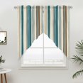 Bohemian Vertical Stripe Swag Valances for Windows 63 inches Long ...